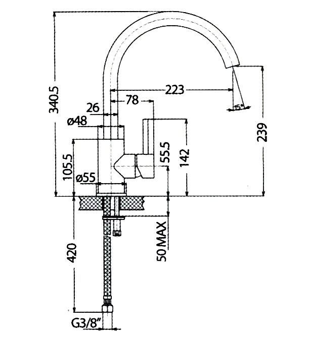 Teorema Jabil New Μπαταρία Κουζίνας 173527 | cucinaebagno.gr