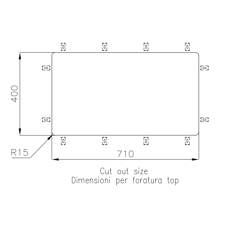 Foster KE-R15 COPPER Inox PVD 75x44 Νεροχύτης Ανοξείδωτος ΧΑΛΚΟΥ ...
